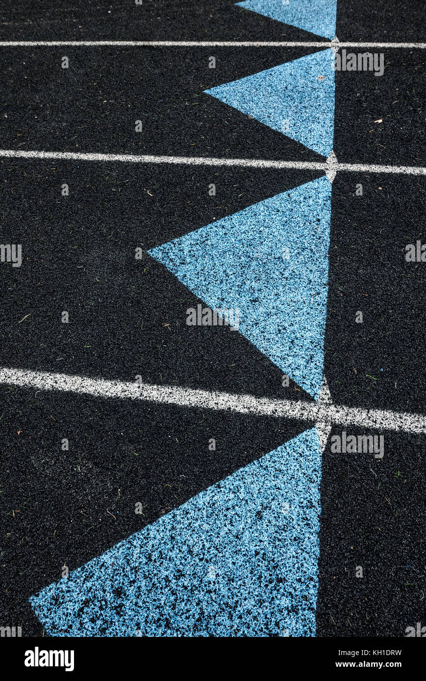 high school track marks Stock Photo - Alamy