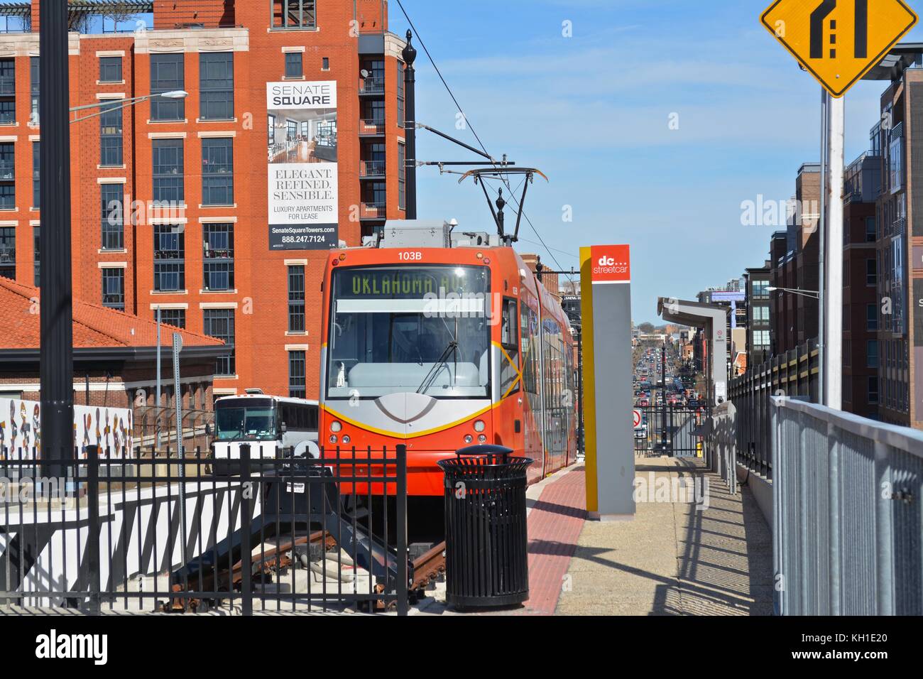 The Washington D.C. streetcar seen at its Union Station Terminus in ...