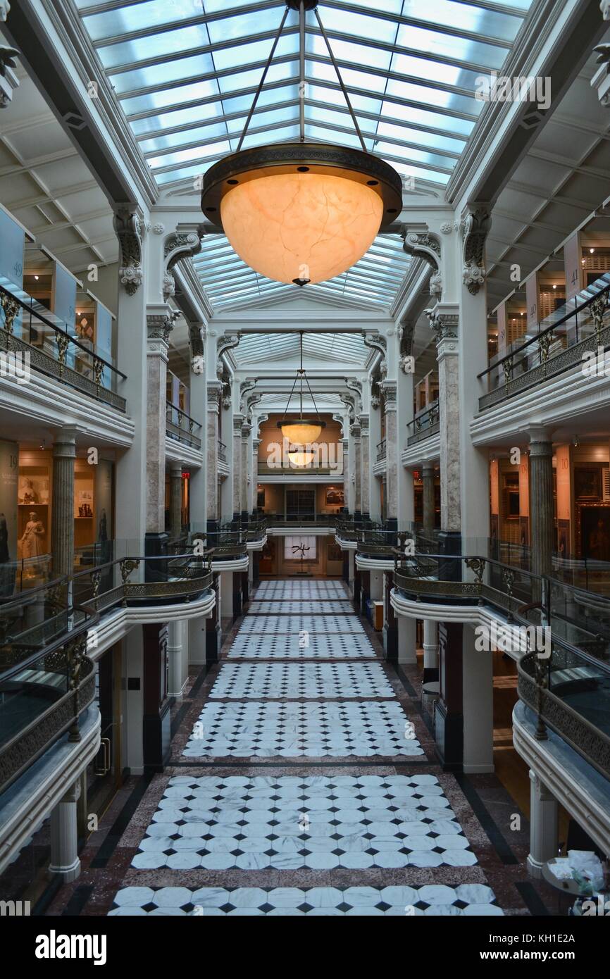 The iconic Atrium at the National Portrait Gallery Smithsonian Museum ...