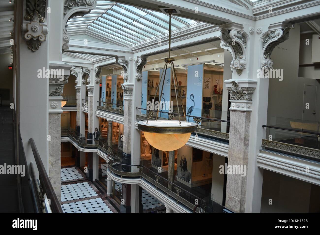 The iconic Atrium at the National Portrait Gallery Smithsonian Museum ...