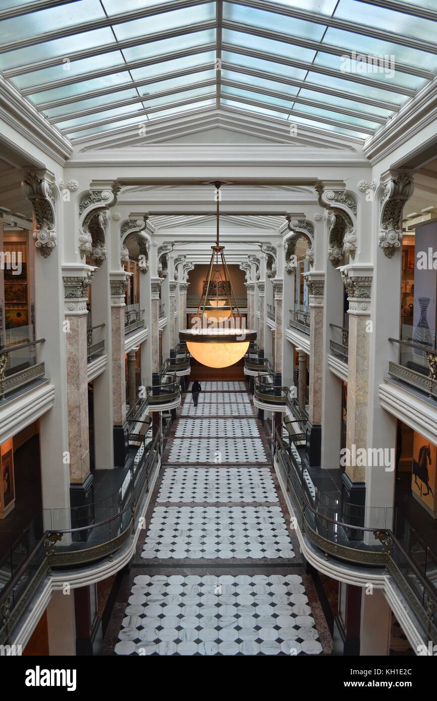 The iconic Atrium at the National Portrait Gallery Smithsonian Museum ...