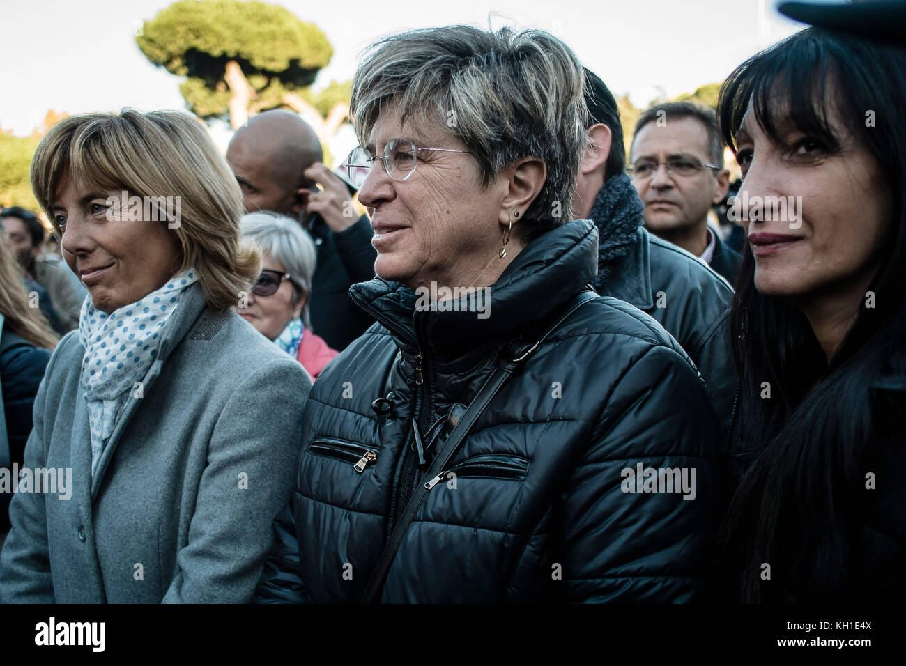 Rome, Italy. 11th Nov, 2017. Giuliana Di Pillo (C), M5S political party ...