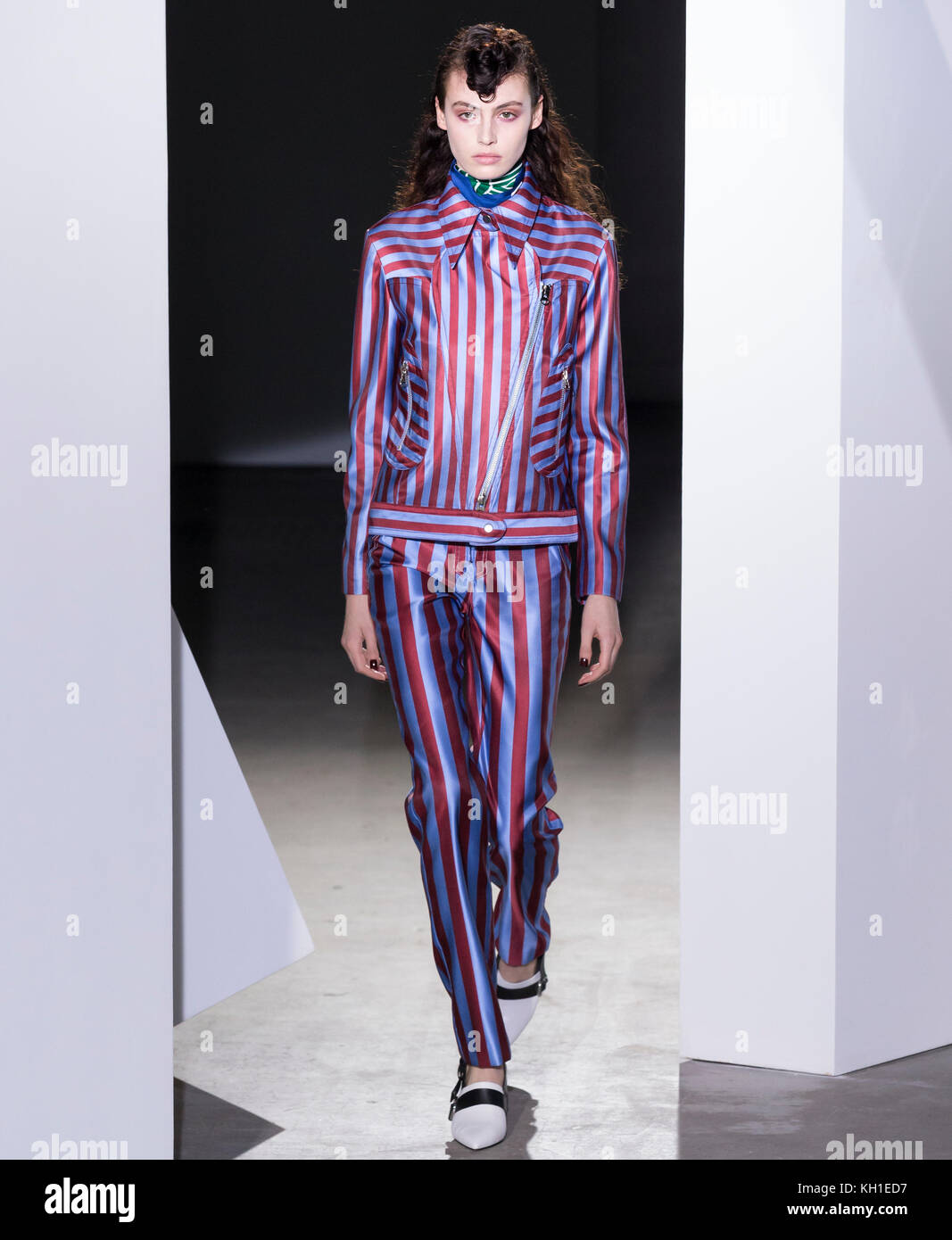 NEW YORK, NY - September 09, 2017: Sera Mann walks the runway at the ...