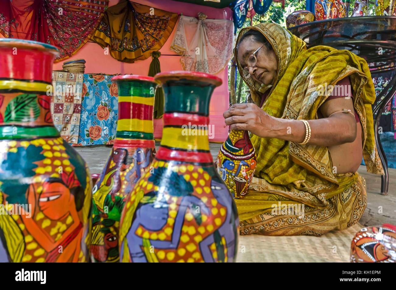 The world of painters & paintings, this is a pot chitra fairs which is ...