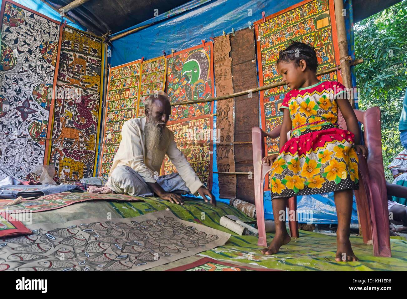 The world of painters & paintings, this is a pot chitra fairs which is ...