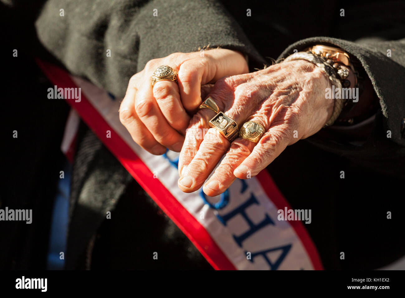 New York, United States. 11th Nov, 2017. Grand marshal NASA astronaut ...