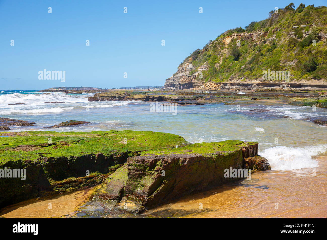 Turimetta beach in Warriewood on Sydney northern beaches,new south ...