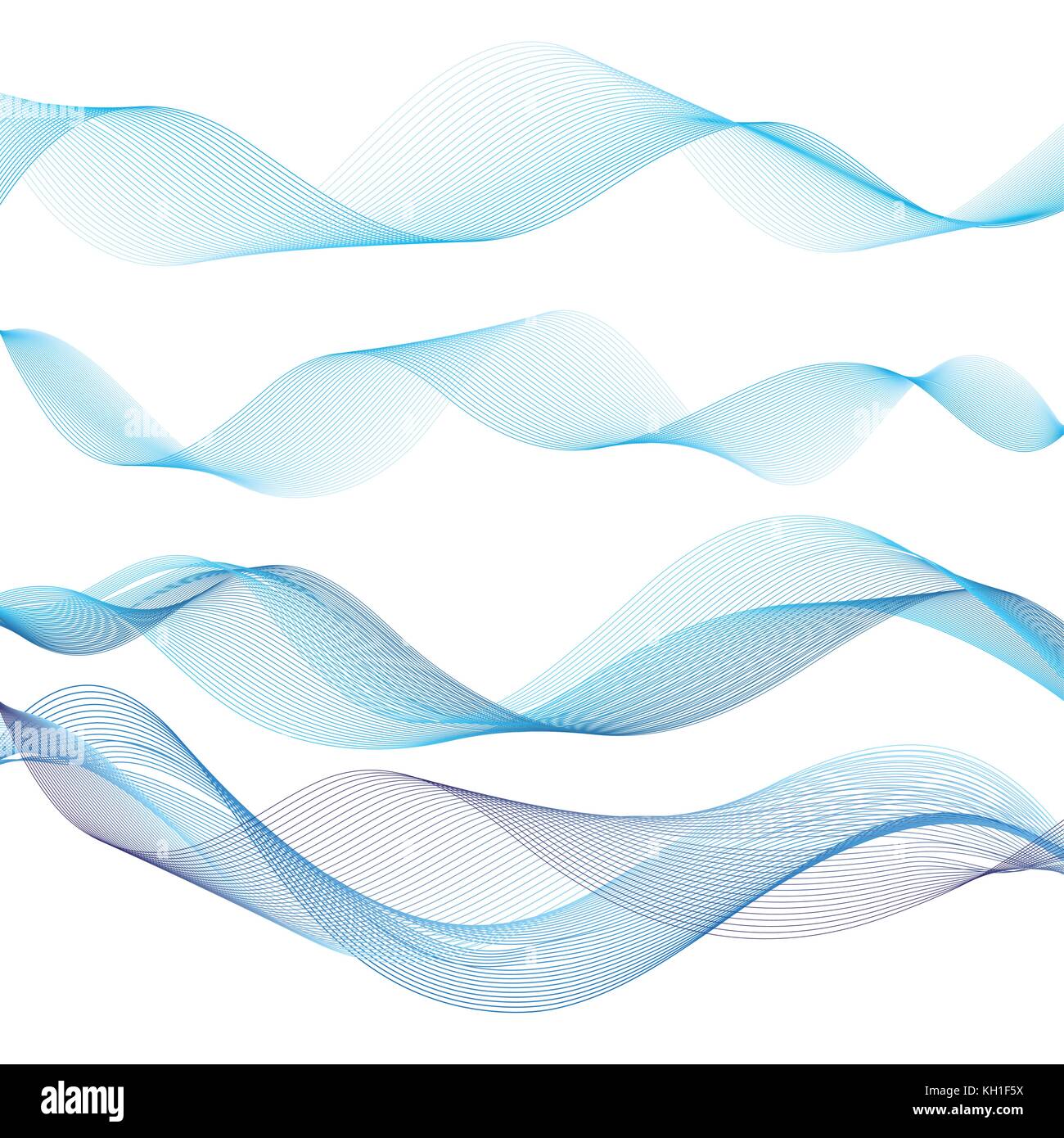 Graphic linear waves on a white background Stock Vector Image & Art - Alamy