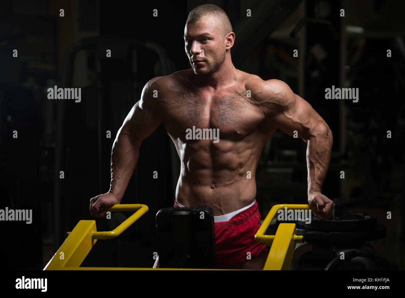 Handsome Good Looking And Attractive Young Man With Muscular Body ...