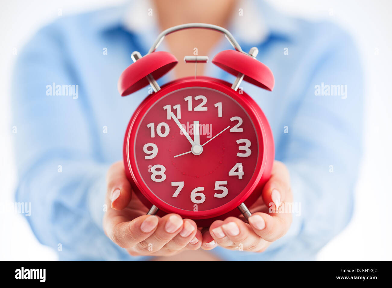 Business fat woman clock hi-res stock photography and images - Alamy