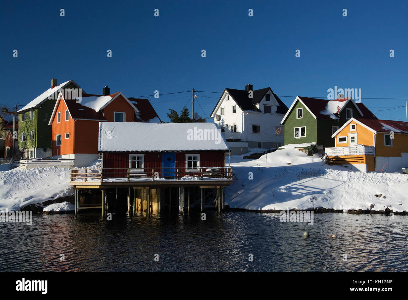 Video of Henningsvaer at the Lofoten, Norway, in winter Stock Photo - Alamy