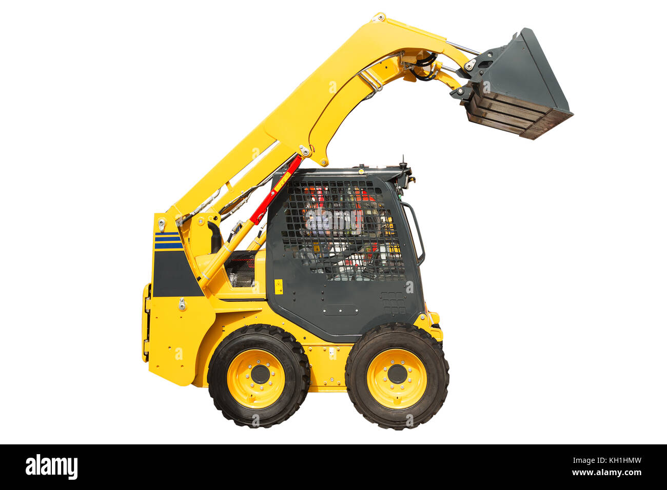 Yellow Bobcat Machine