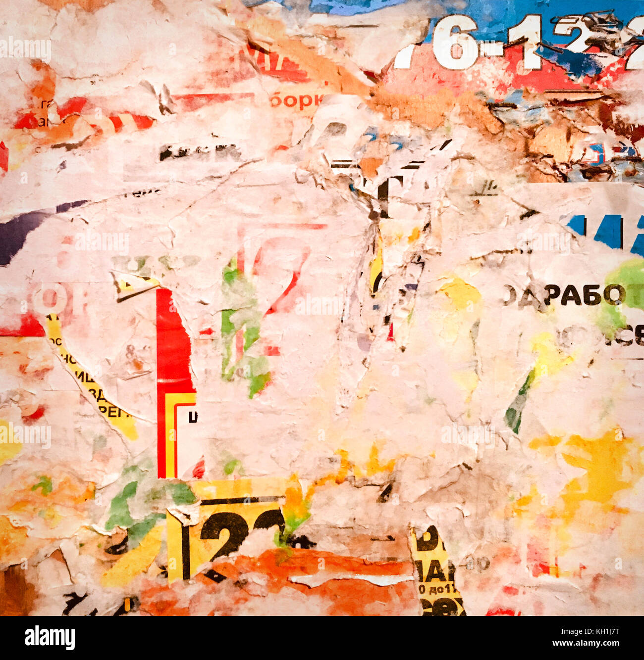 Ripped poster texture background hi-res stock photography and images ...