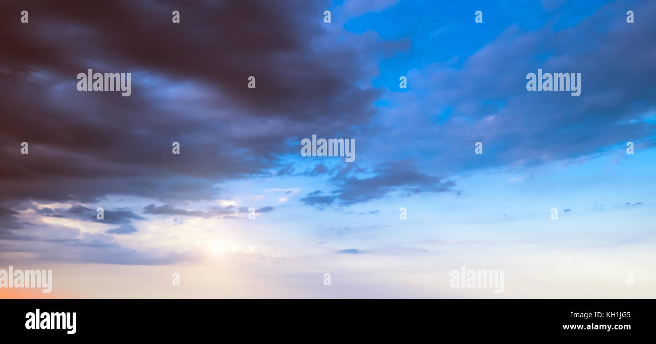 Sky and clouds summer panorama outdoor panorama Stock Photo - Alamy