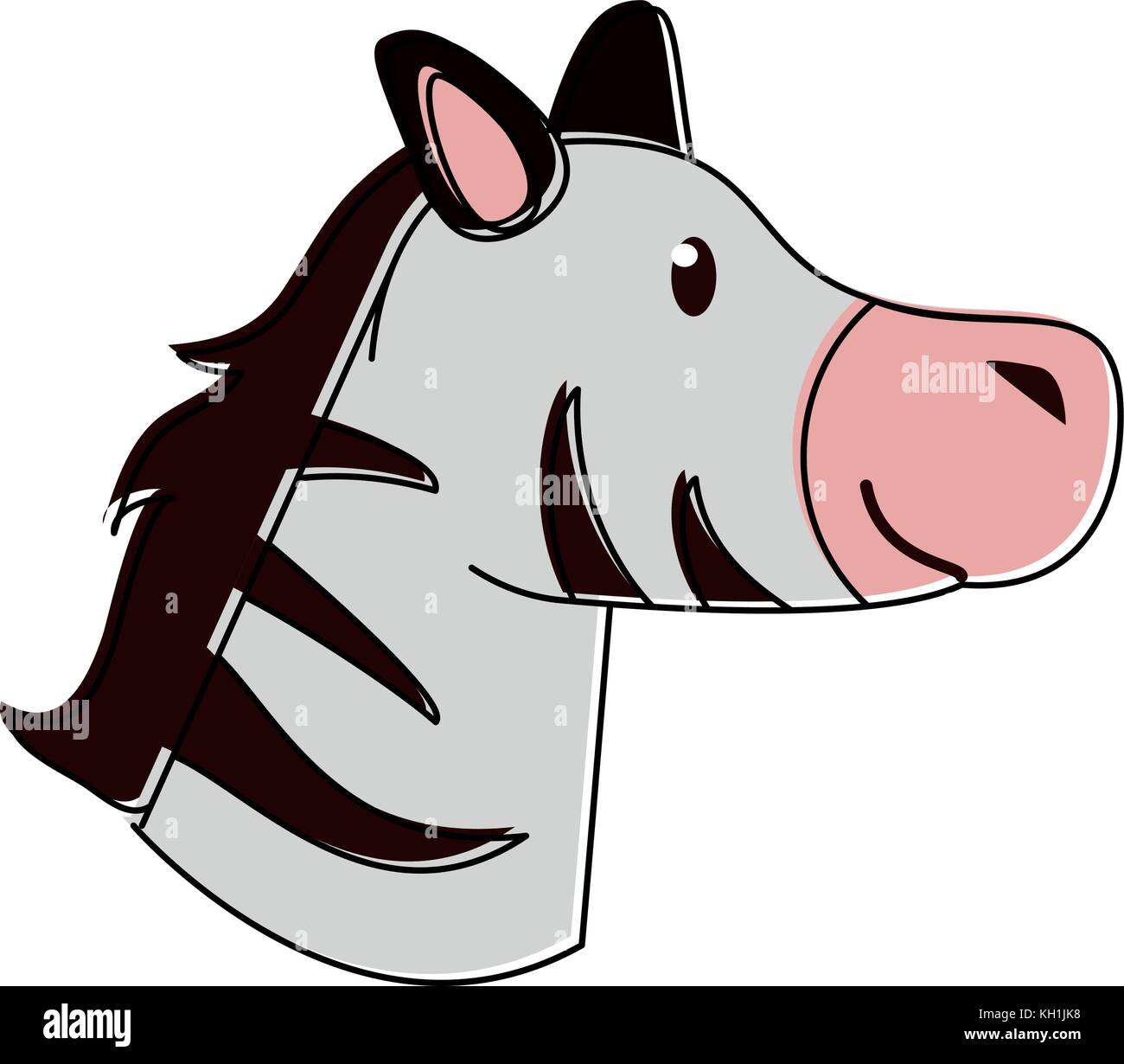 Zebra Head Cartoon High Resolution Stock Photography and Images - Alamy