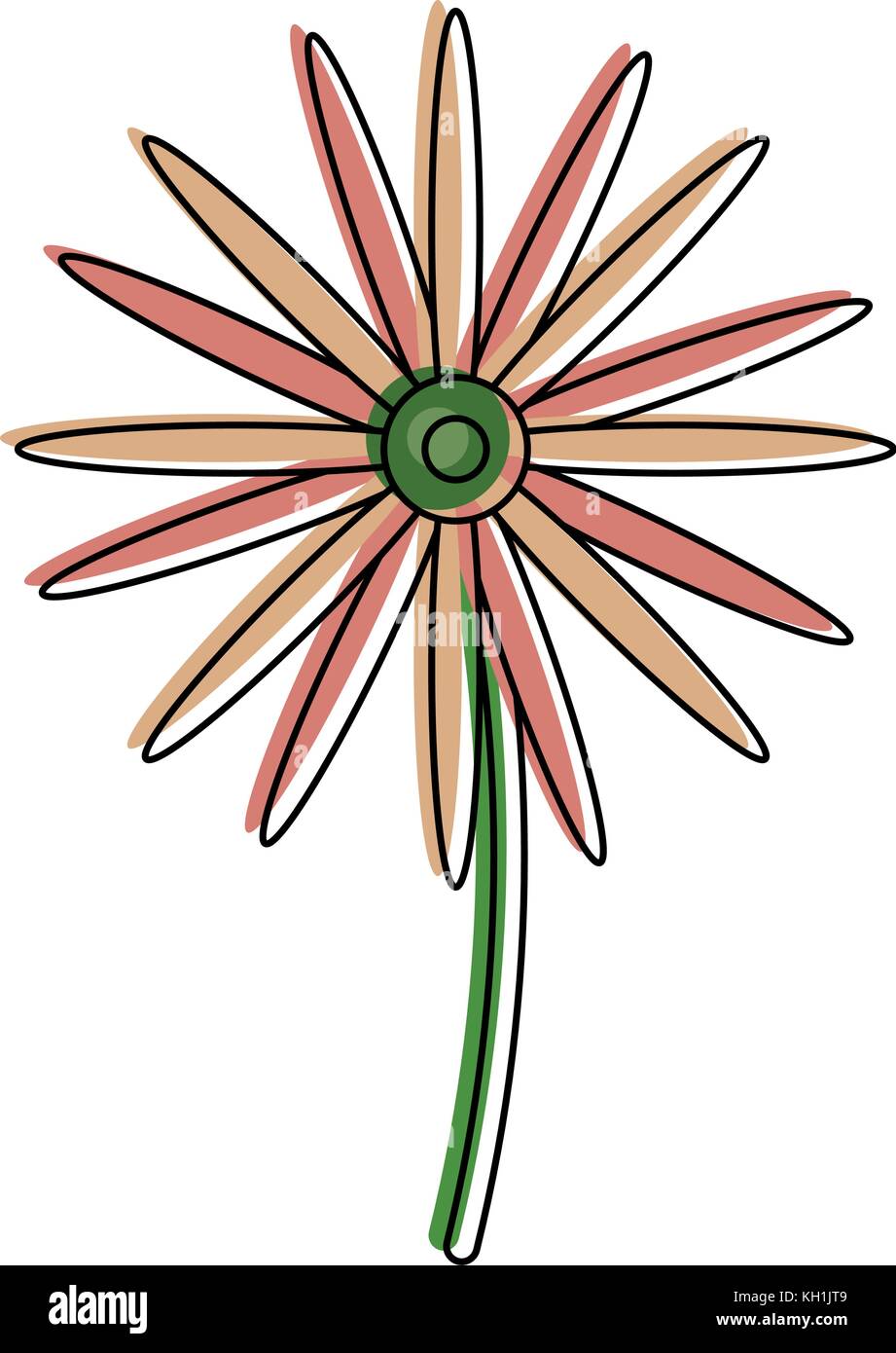 Beautiful flower symbol Stock Vector Image & Art - Alamy