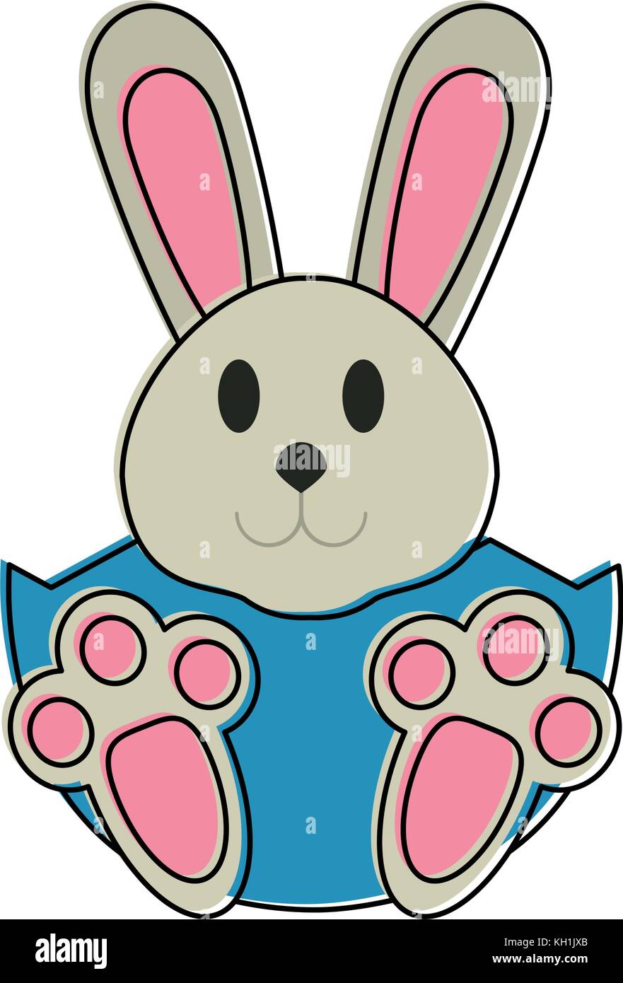 Cute bunny cartoon Stock Vector Image & Art - Alamy