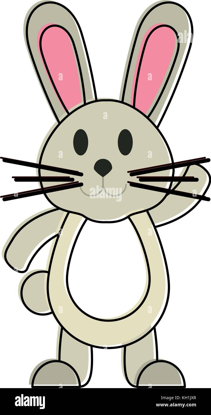Cute rabbit cartoon Stock Vector Image & Art - Alamy