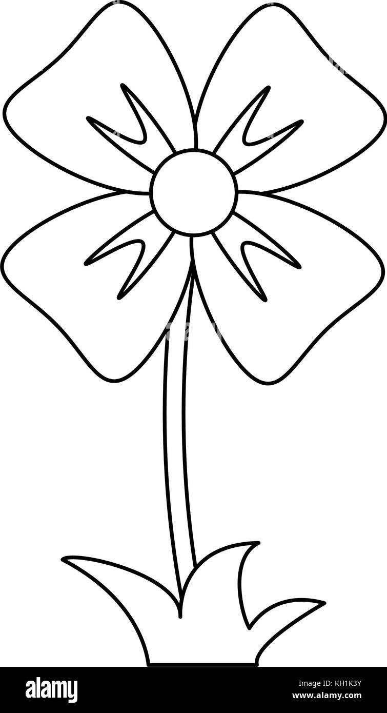 Beautiful flower symbol Stock Vector Image & Art - Alamy