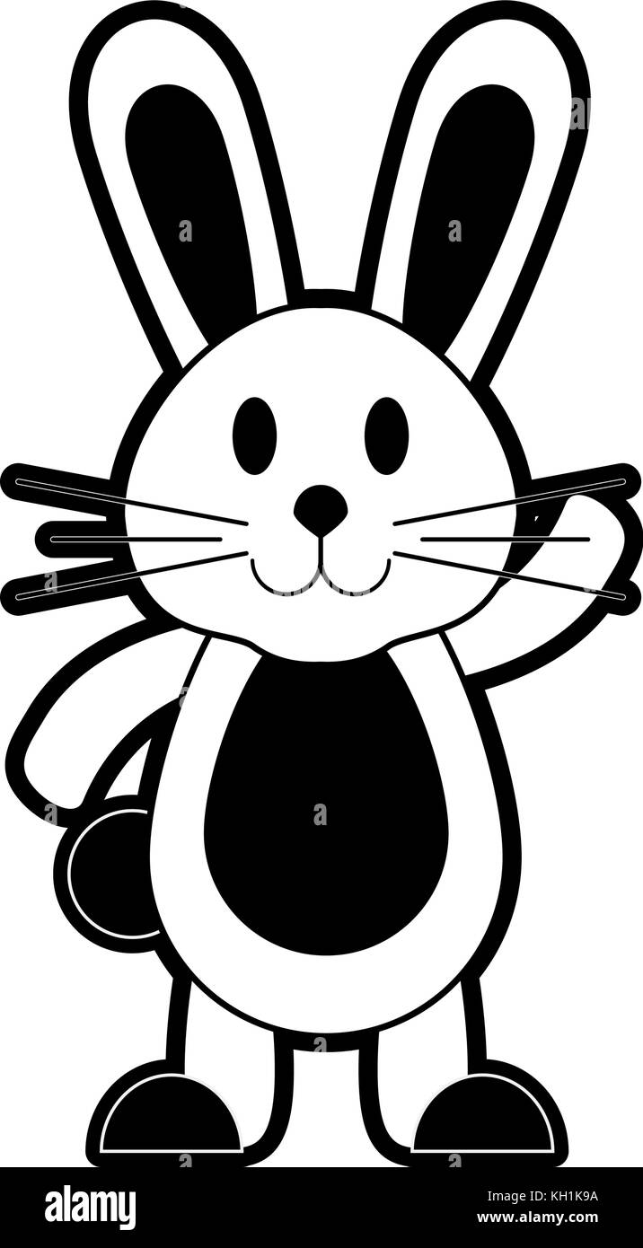 Cute bunny cartoon Stock Vector Image & Art - Alamy
