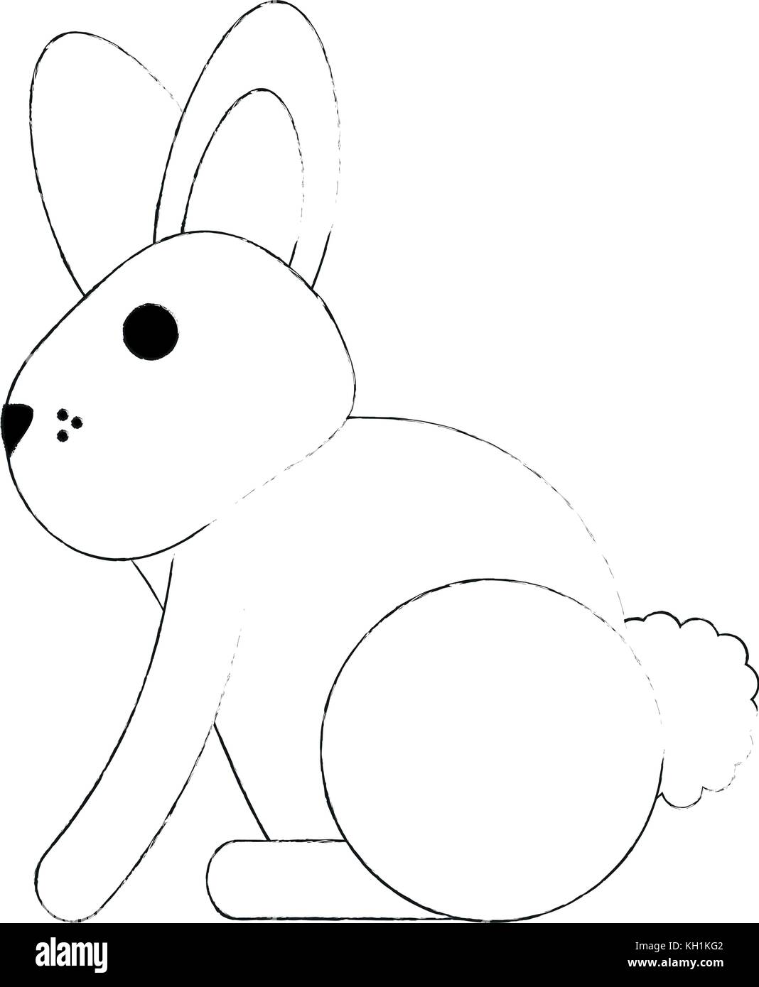 Cute bunny cartoon Stock Vector Image & Art - Alamy
