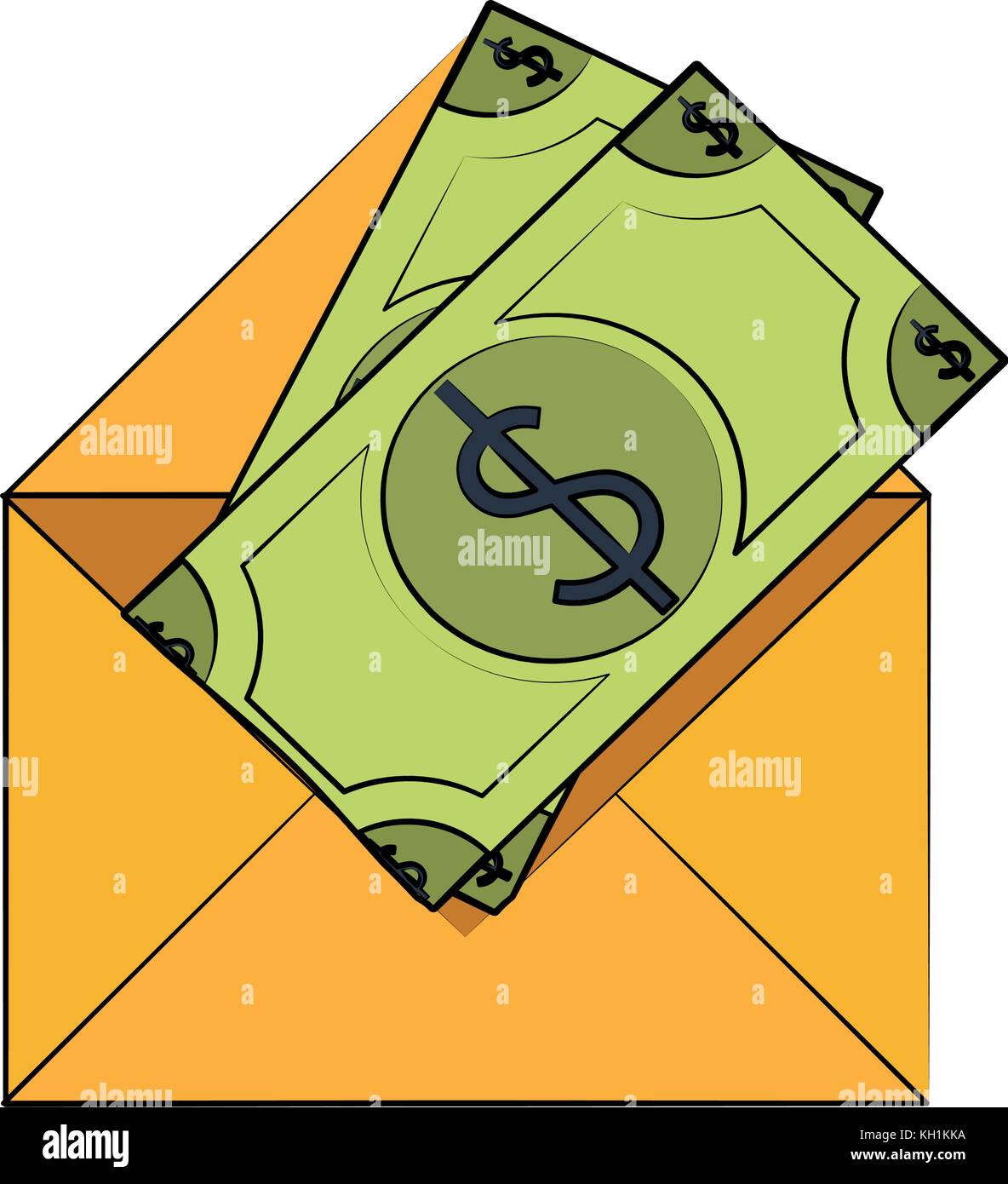 Money envelope symbol Stock Vector Image & Art - Alamy