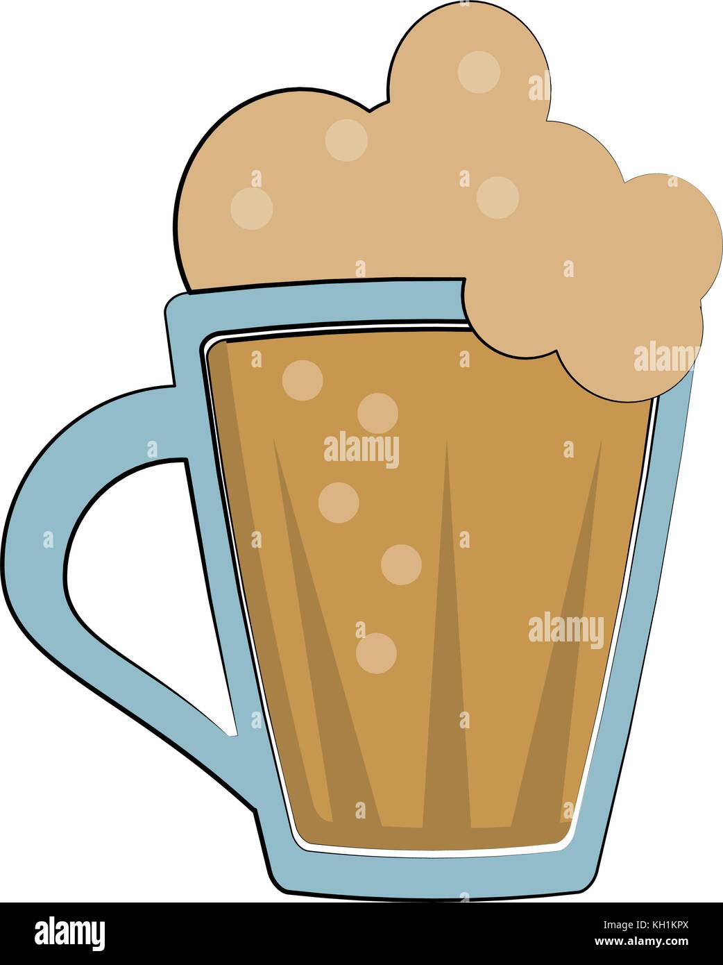 Beer glass cup Stock Vector Image & Art - Alamy