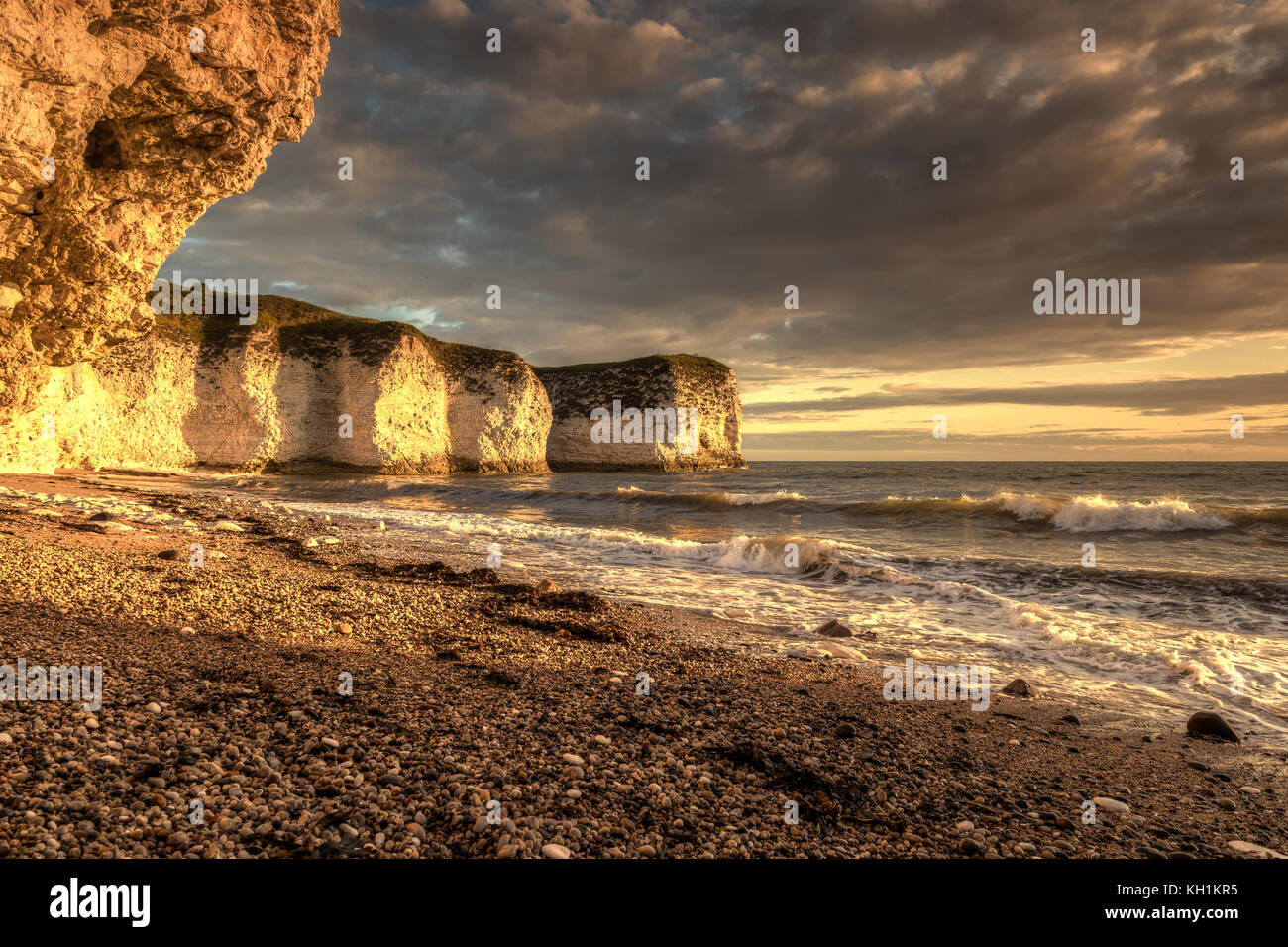 Flamborough Head beach on the coast of Yorkshire Stock Photo - Alamy