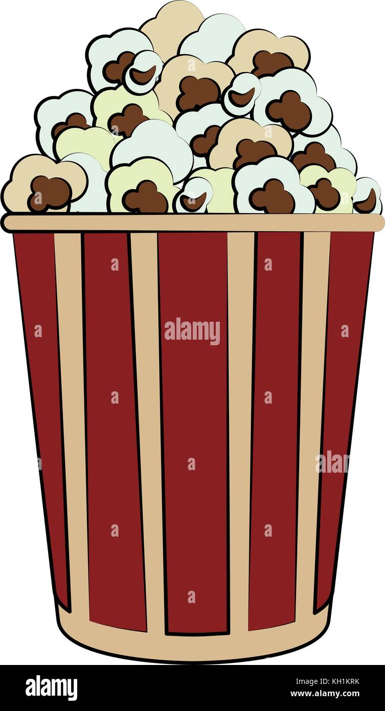 Popcorn snack food Stock Vector Image & Art - Alamy