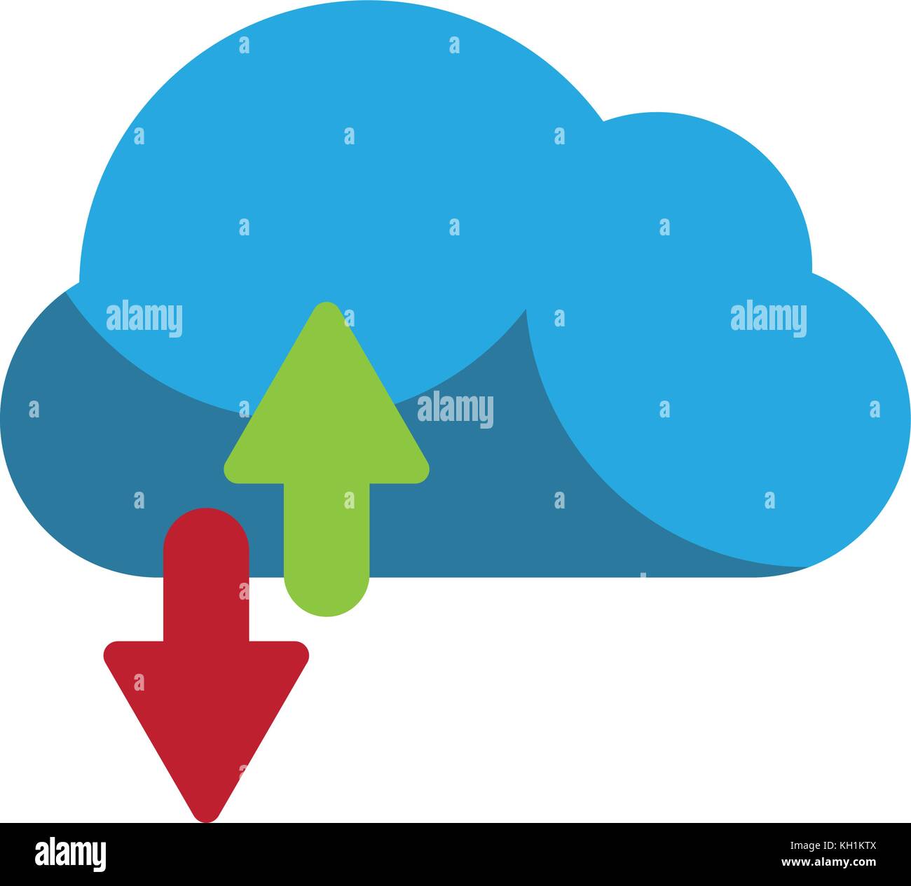 Cloud computing symbol Stock Vector Image & Art - Alamy