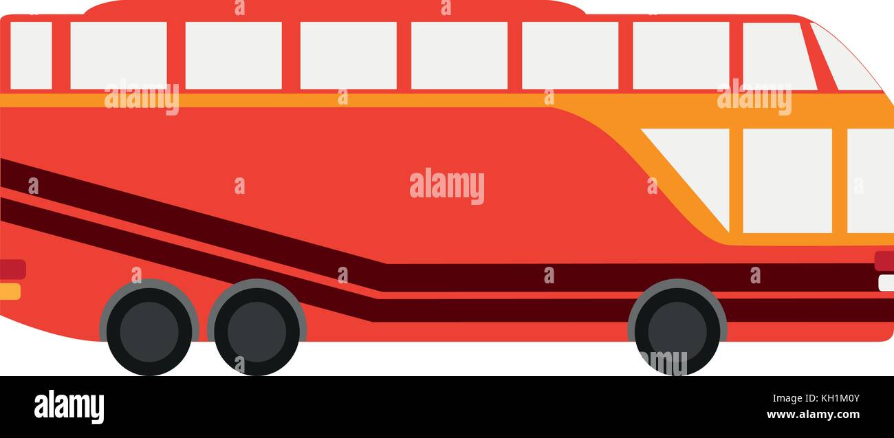 Travel bus vehicle Stock Vector Image & Art - Alamy