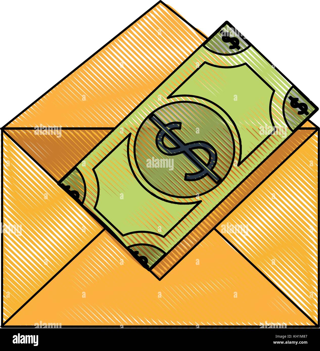 Money envelope symbol Stock Vector Image & Art - Alamy