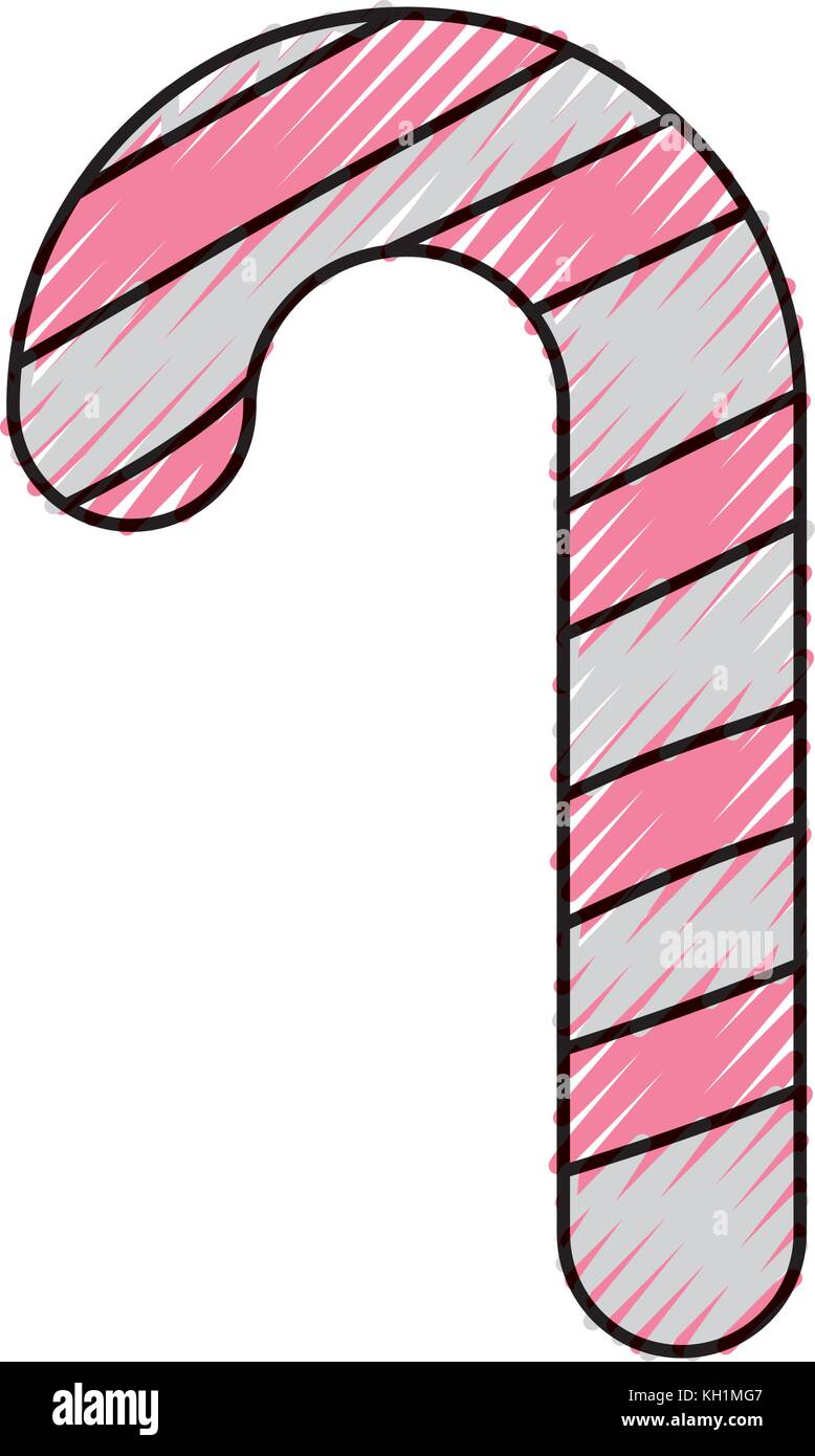 christmas cane vector illustration Stock Vector Image & Art - Alamy