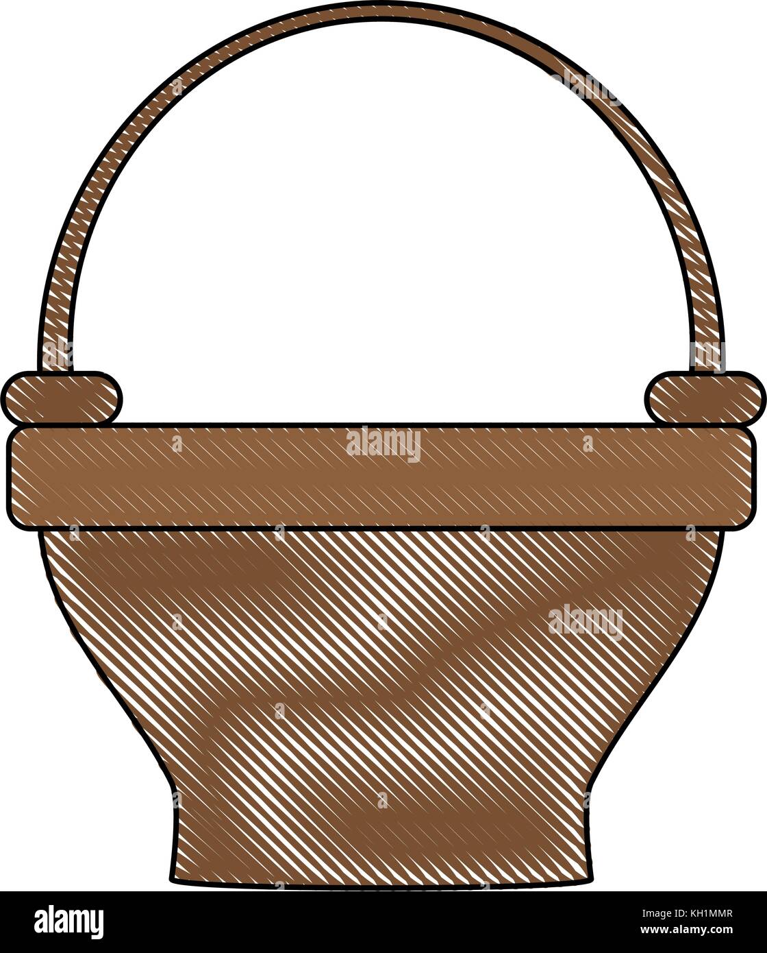 Empty basket isolated Stock Vector Image & Art - Alamy