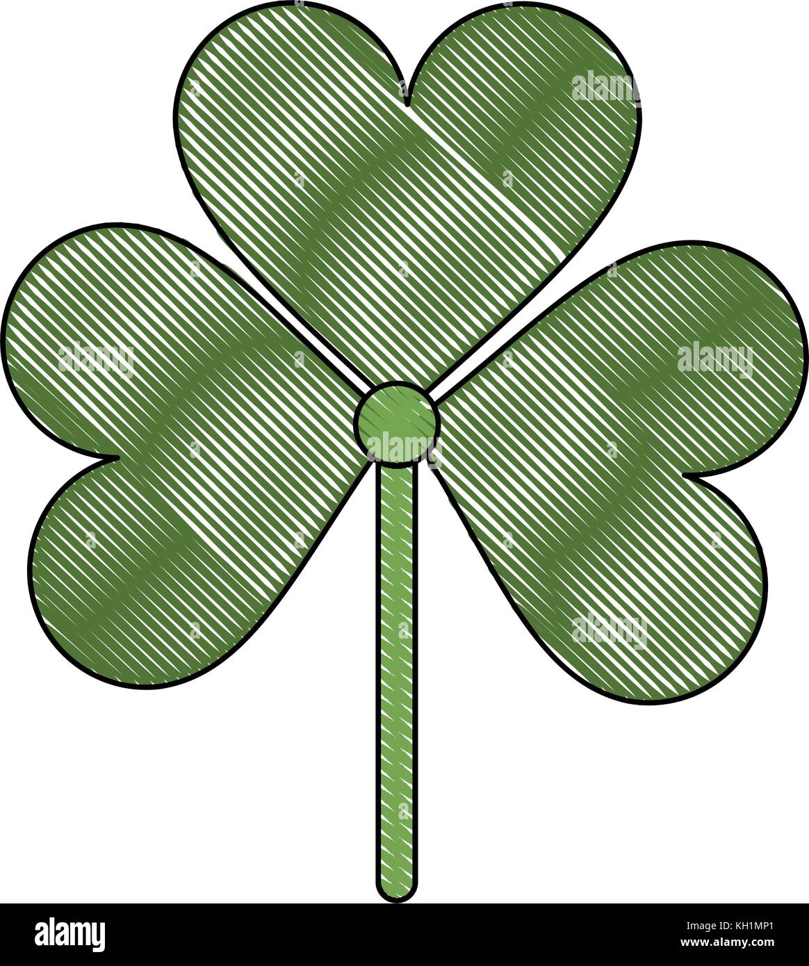 Clover lucky leaf Stock Vector Image & Art - Alamy