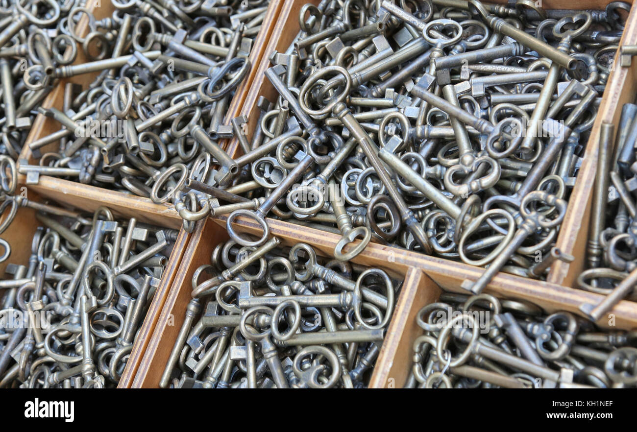 many ancient metal keys are symbols of all the passwords we are forced ...