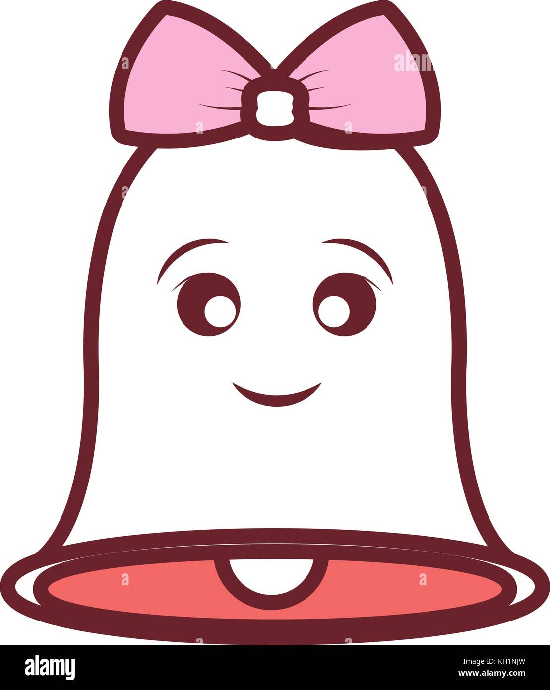 kawaii bell icon Stock Vector Image & Art - Alamy