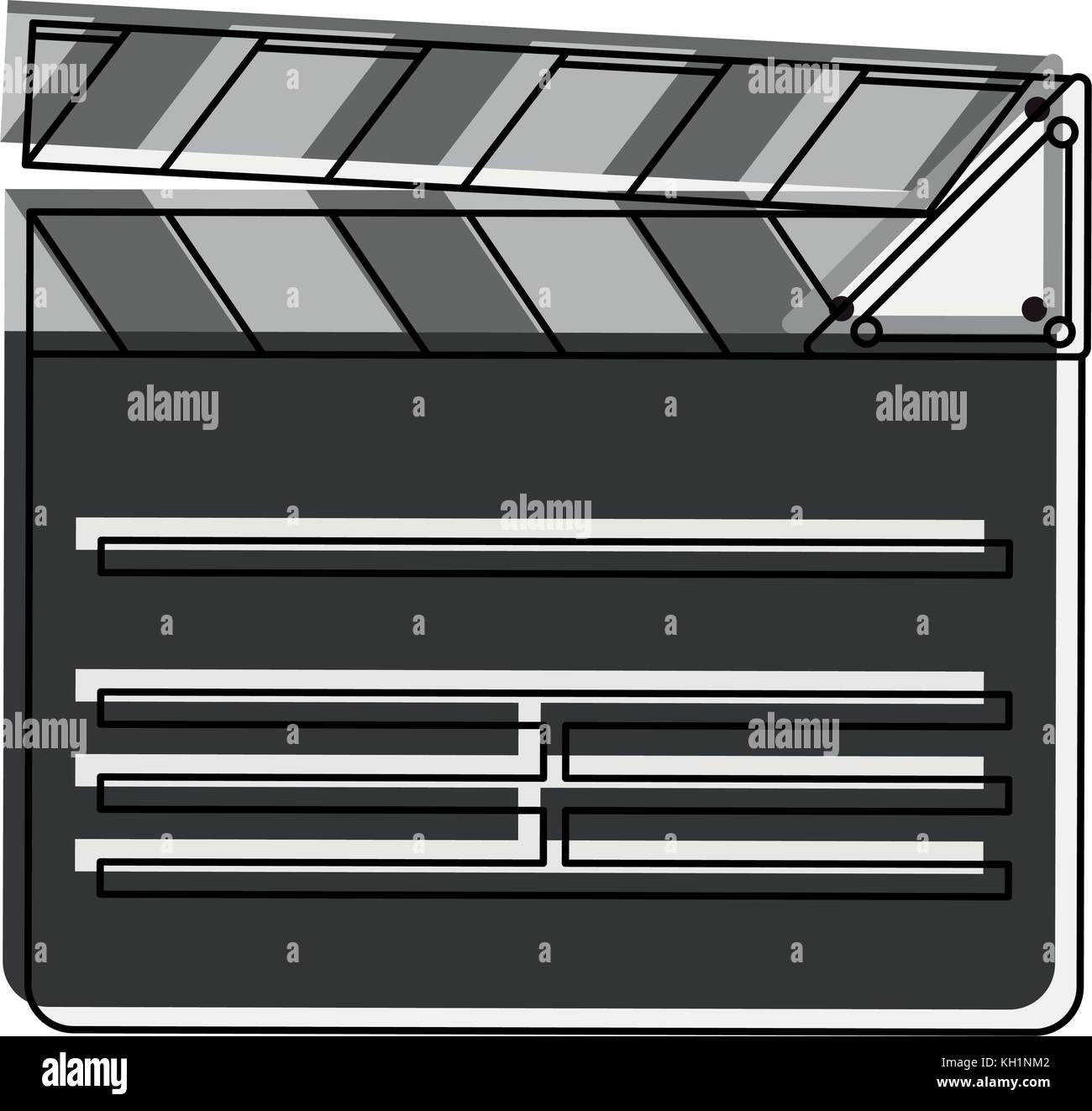 Movie clapboard isolated Stock Vector Image & Art - Alamy