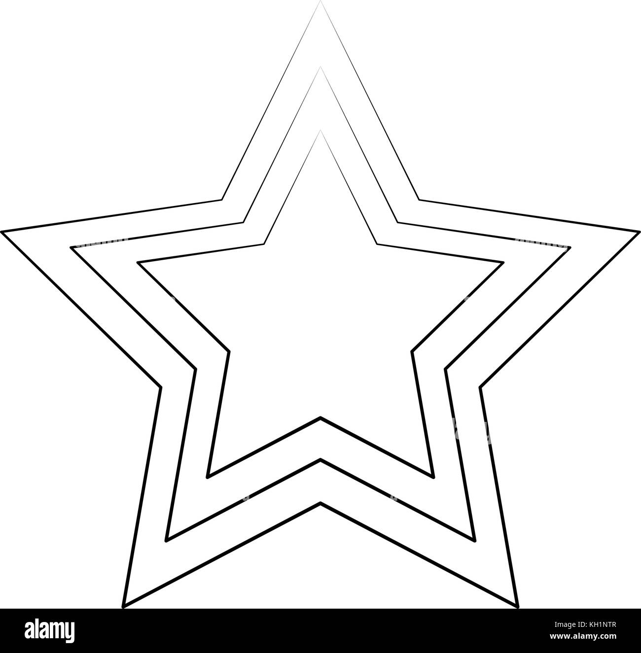 star shape symbol Stock Vector Image & Art - Alamy