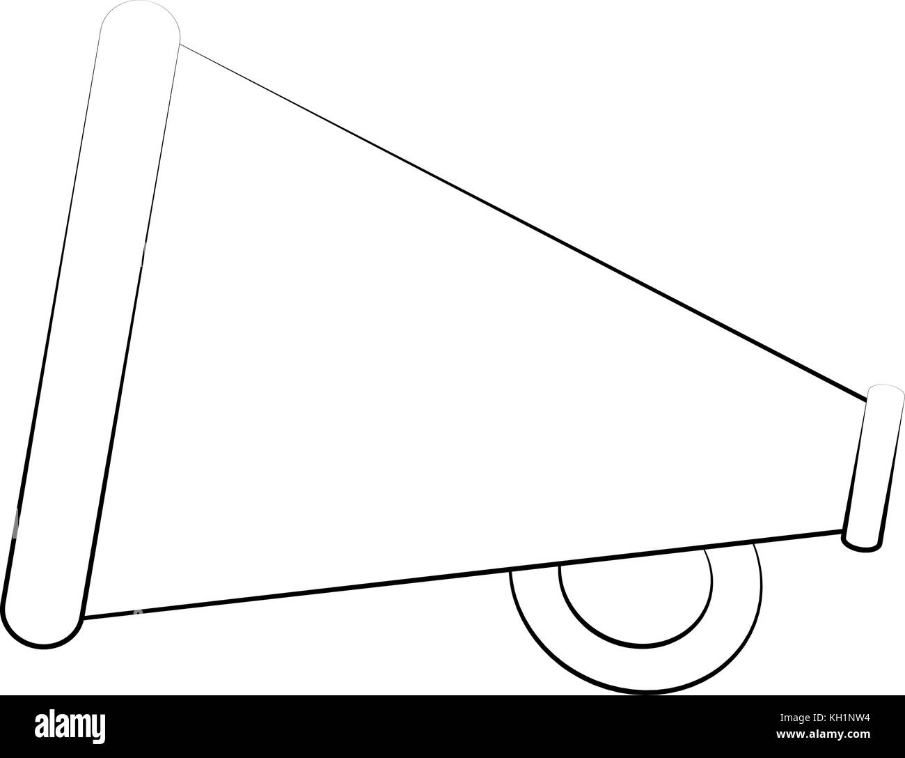 Old bullhorn symbol Stock Vector Image & Art - Alamy