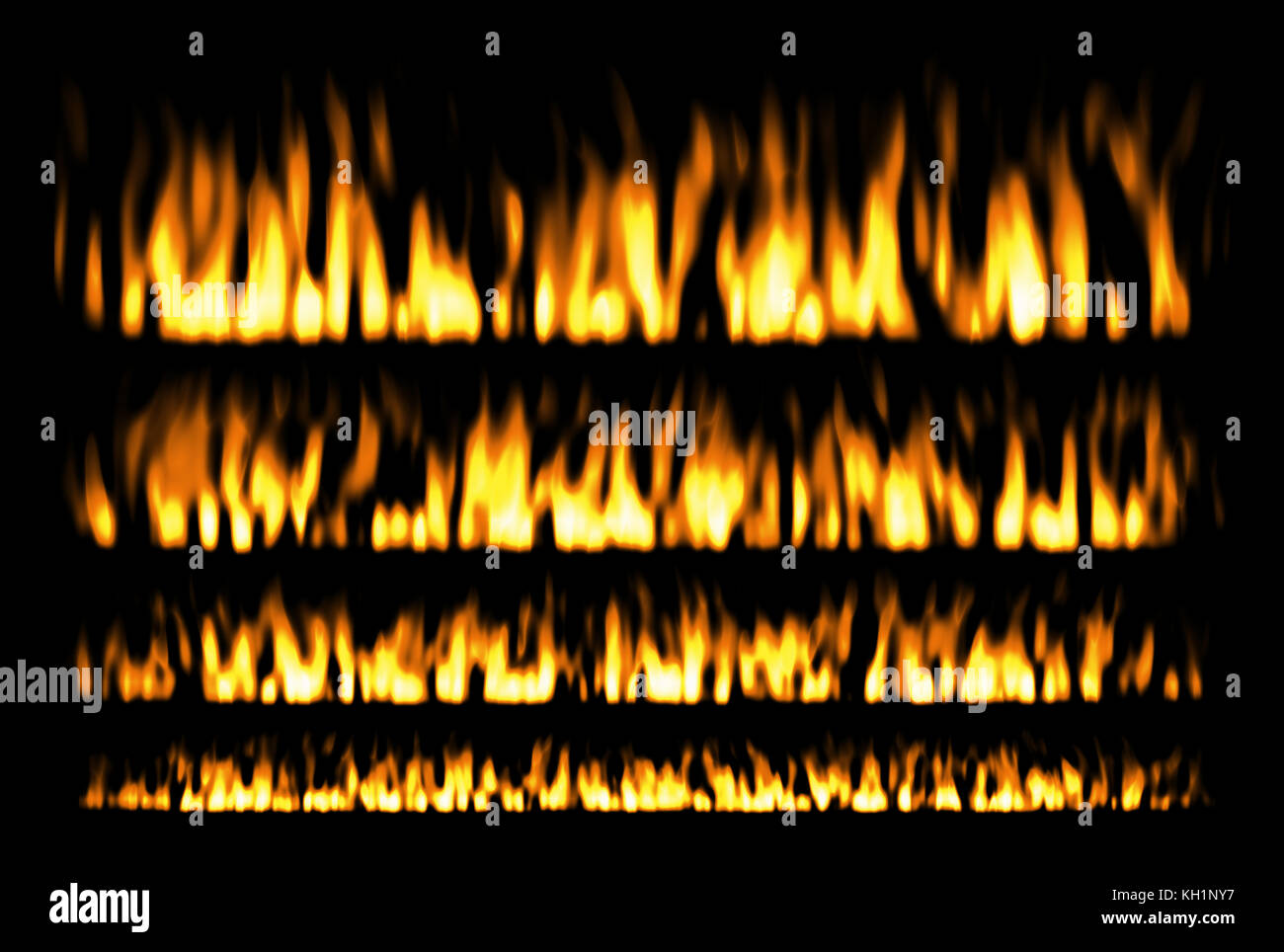 fire or fire lines isolated on black background Stock Photo - Alamy
