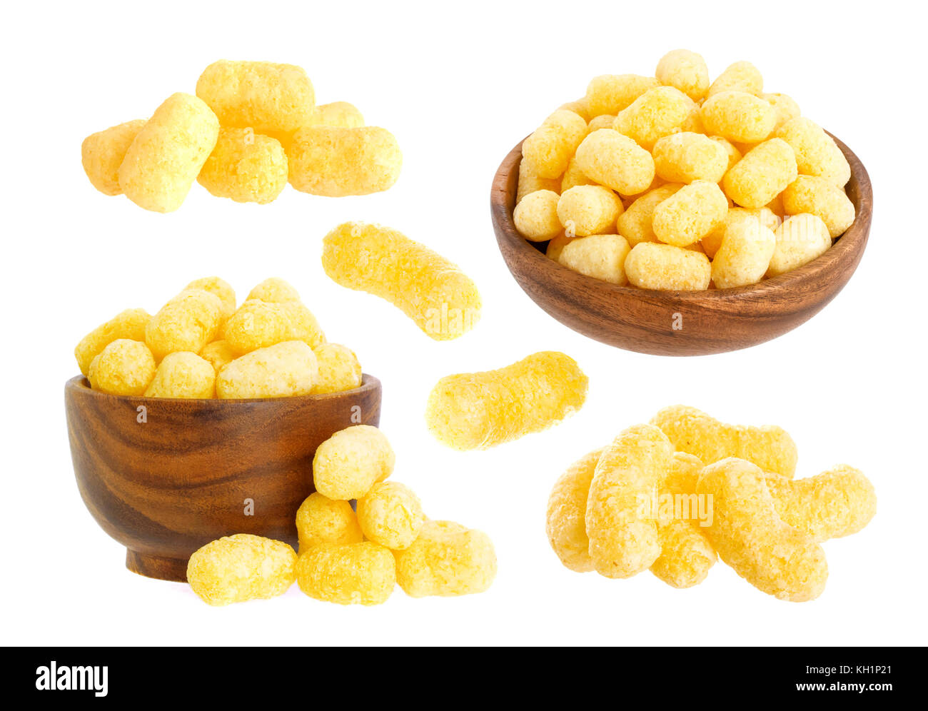 Corn sticks isolated on white background with clipping path Stock Photo ...