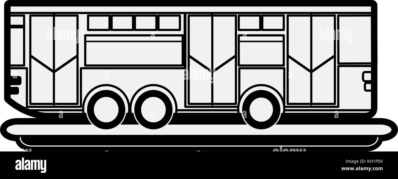 Travel bus vehicle Stock Vector Image & Art - Alamy