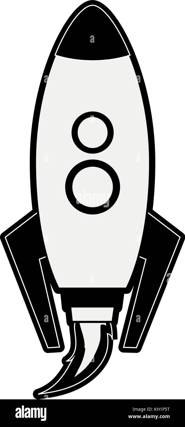 Spaceship rocket symbol Stock Vector Image & Art - Alamy