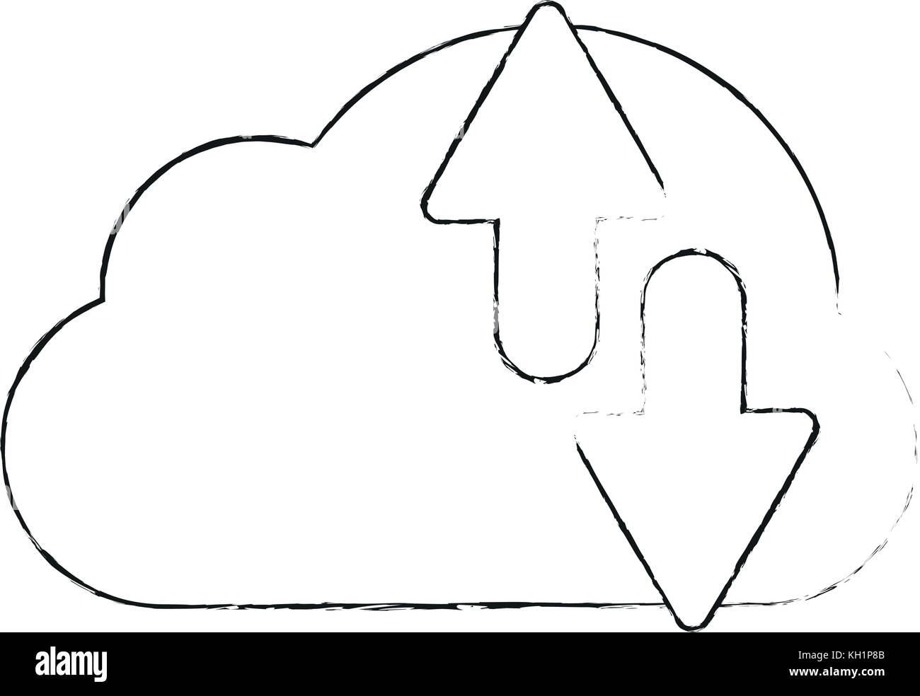 Cloud computing symbol Stock Vector Image & Art - Alamy