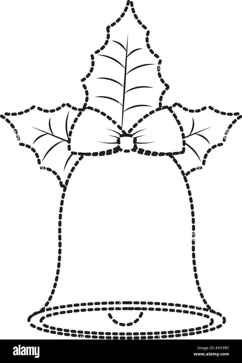 christmas bell vector illustration Stock Vector Image & Art - Alamy