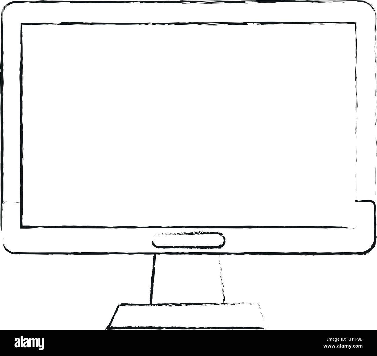 Computer screen monitor Stock Vector Image & Art - Alamy