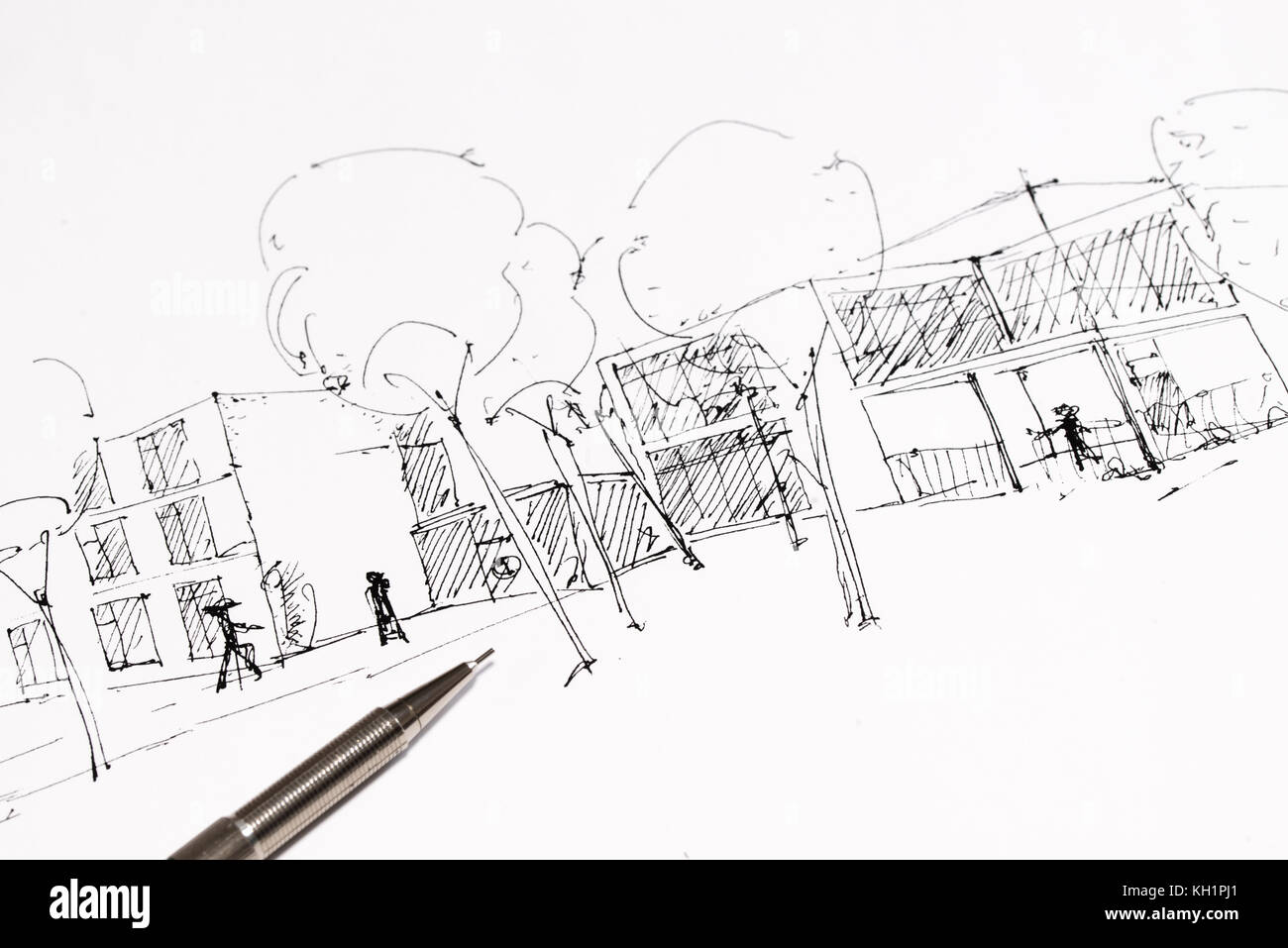 Urban planning drawing hi-res stock photography and images - Alamy