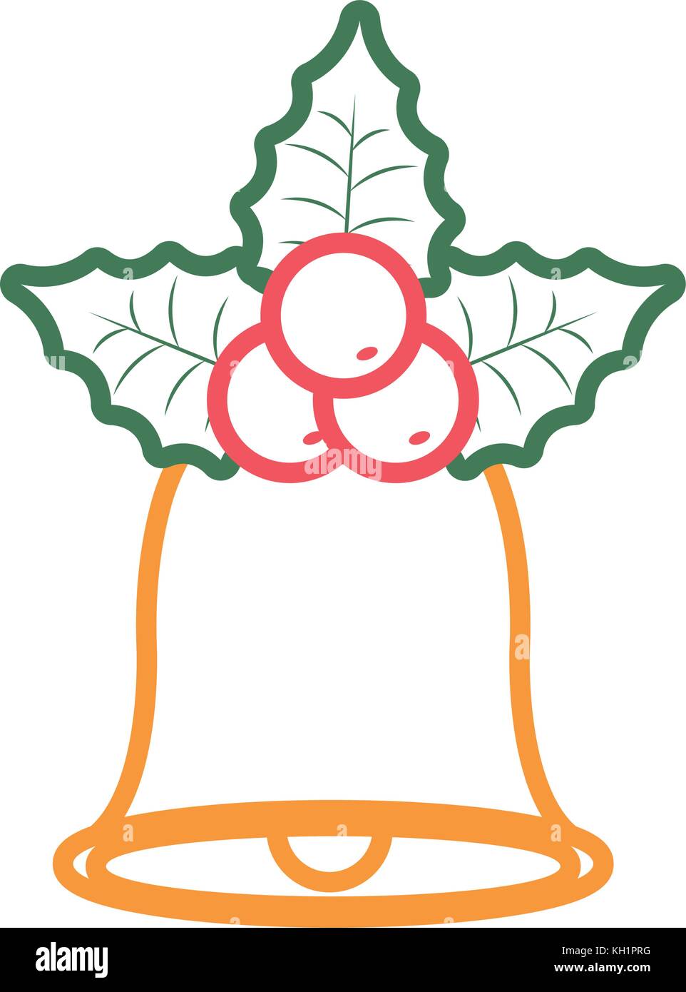 christmas bell icon Stock Vector Image & Art - Alamy