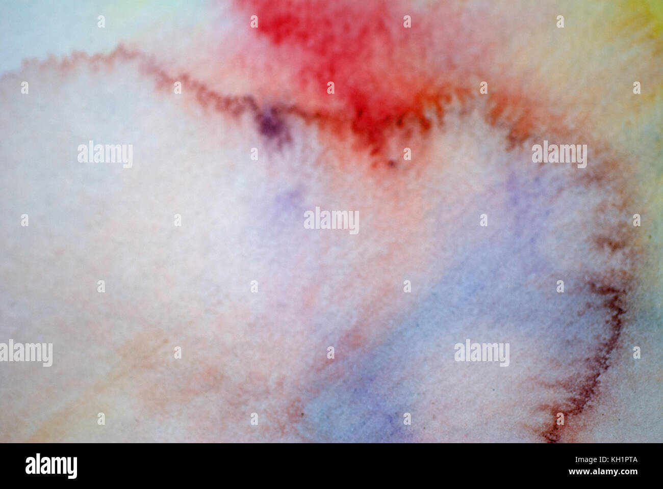 Wet on wet watercolor abstract Stock Photo - Alamy